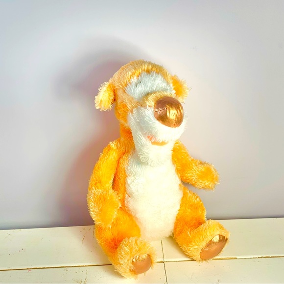 Disney | Toys | Disney Store Exclusive Fuzzy Tigger Plush With Metallic ...